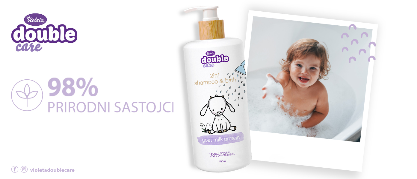 Violeta Double care prirodna njega za najmlađe